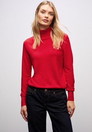 Street One Rollkragenpullover mit Strick-Struktur