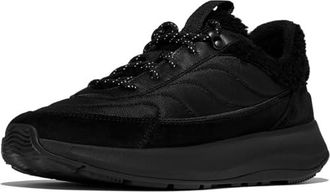 FitFlop FitFlop F-Mode Flow Shearling-Mix Baskets ergonomiques l&eacute;g&egrave;res et durables avec semelle &eacute;paisse et rembourrage tout au long de la journ&eacute;e