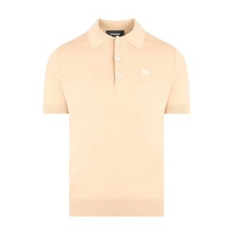 Dsquared2 Homme, Tops, Beige, Taille: L Polo en Maille