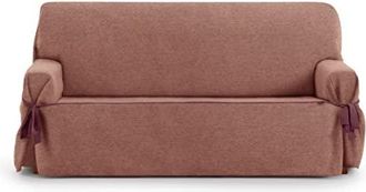 Eysa Valkiria sofabezug universal mit krawattes 2 sitzer, Farbe 09, Dachziegel 9