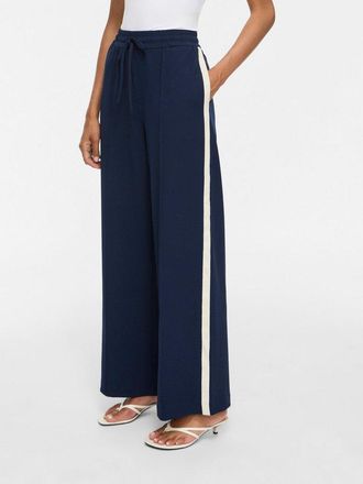 Vila Sweathose VICLUA HW WIDE TRACK PANTS - NOOS Materialmix, weit geschnitten