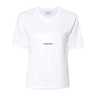 Saint Laurent T-Shirt - - Tops - Herren - Wei&szlig; - XL