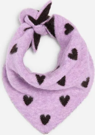 Arket Strickschal Aus Wollmischung -Lila