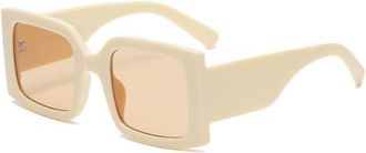 Generic Lunettes De Soleil Carr&eacute;es Dext&eacute;rieur For Hommes Et Femmes, For Les Vacances, D&eacute;placements En Voiture, D&eacute;coratives(Beige)