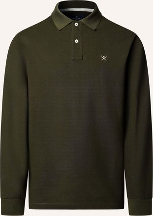 Hackett Poloshirt Slim Fit Logo Ls gruen