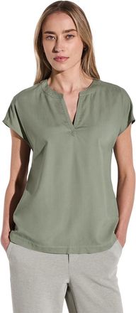 Street One Damen Bluse in Unifarbe