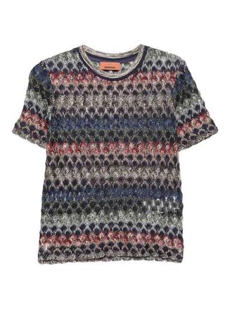 Missoni Pull Col Rond - Multicolore