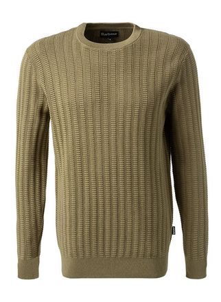 Barbour Herren Pullover gr&uuml;n unifarben