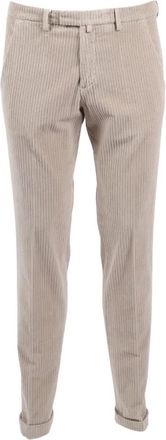 BRIGLIA 1949 Hose aus Cord mit Seitentaschen - Nude