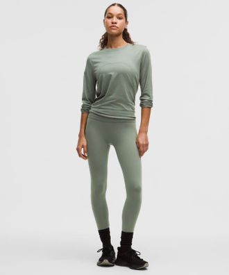 lululemon Legging Wunder Train No Line taille haute pour Femmes - 64 cm - Pastel - Taille 10