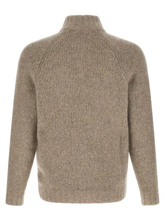 Brunello Cucinelli Cashmere-Silk Blend Cardigan - Beige