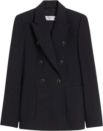 Max Mara Femme, Vestes, Bleu, Taille: 36 FR Blazers
