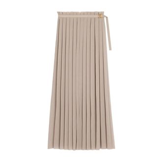Ami Plissierter Rock - - Skirts - Damen - Grau - S
