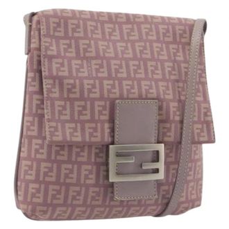 Fendi Pre-owned Zucchino Canvas Shoulder Bag - - Pre-owned - Damen - Rosa - ONE SIZE