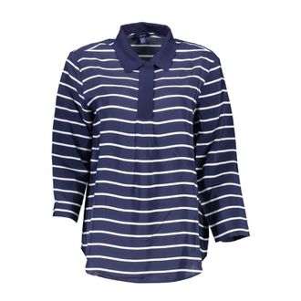 GANT Femme, Tops, Bleu, Taille: 36 FR Polo Bleu en Viscose pour Femmes