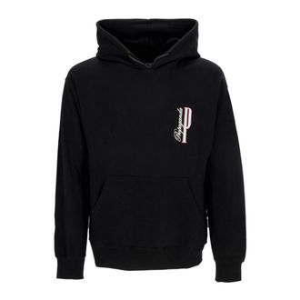 PROPAGANDA Schwarzer leichter Hoodie mit K&auml;ngurutasche - - Sweatshirts & Hoodies - Herren - Schwarzk - XS