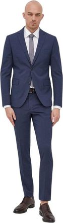 Lindbergh Costume droit - Homme - Costumes - Bleu - Taille: 3XL