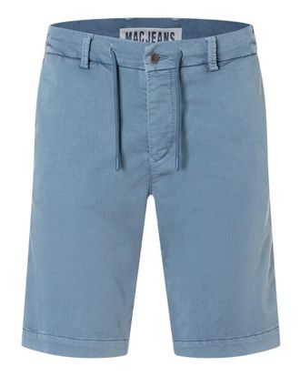 Mac Jeans Glatte Stretch-Shorts aus einem Baumwollmix mit Kordelzug in