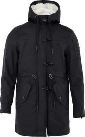 Moose Knuckles Femme, Manteaux, Bleu, Taille: 38 FR Giubbino Parka Coulisse