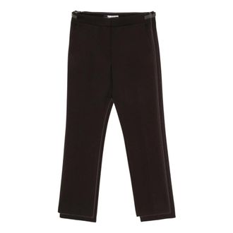 Max Mara Femme, Pantalons, Brun, Taille: 44 FR Mxmacino Pantalons