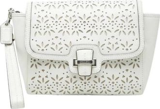 Coach Pre-owned Clutch Bag - - Pre-owned - Damen - Wei&szlig; - ONE SIZE