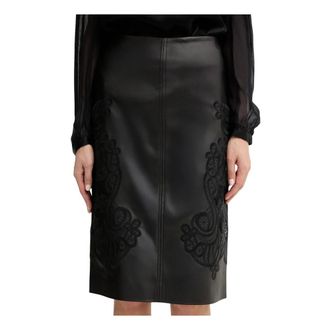 Twinset Jupe droite midi - Femme - Jupes - Noir - Taille: 36 FR