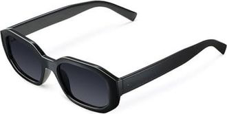 Generic Lunettes De Soleil R&eacute;tro Carr&eacute;es &Agrave; Petite Monture, UV400, Vacances, Plage, Sports, Hommes Et Femmes(Black)