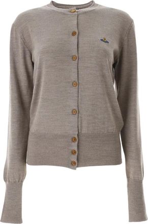 Vivienne Westwood Femme, Pulls, Gris, Taille: 42 FR Bea Cardigan