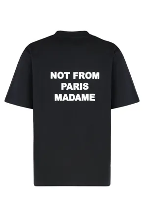 Dr&ocirc;le de Monsieur Mens T-Shirt Slogan Cotton Black T-Shirts And Polos