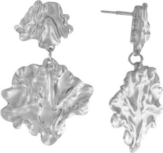 Dansk Copenhagen Courage Waterproof Quadrate Statement Earring - - Accessories - Damen - Grau - ONE SIZE