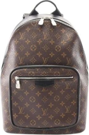 Louis Vuitton Pre-owned Sac &agrave; dos Josh Monogram Macassar - Homme - Pre-owned - Brun - Taille: ONE Size