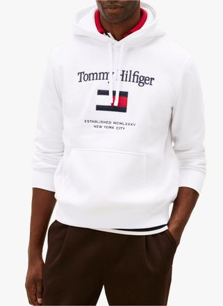 Tommy Hilfiger Sweat &agrave; capuche avec logo brod&eacute;