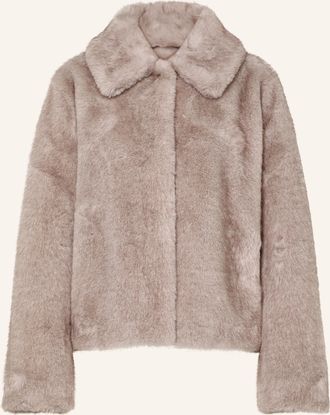 IQ Studio Iq Studio Kunstfell-Jacke beige