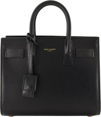 Saint Laurent Schwarze Lederhandtasche - - Bags - Damen - Schwarzk - ONE SIZE