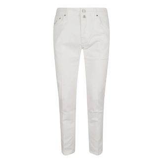 Jacob Cohen Luxus Dunkelblaue Jeans - - Jeans - Herren - Wei&szlig; - W32