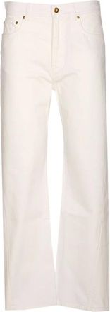 Alberta Ferretti Femme, Jeans, Blanc, Taille: 38 FR Pantalone Denim Tinto