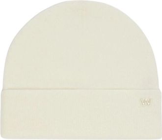 Max Mara Femme, Accessoires, Blanc, Taille: ONE Size Caimanonew Beanie
