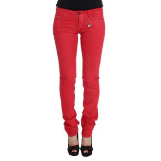 Costume National Rote Slim Fit Jeans - - Jeans - Damen - Rot - W31