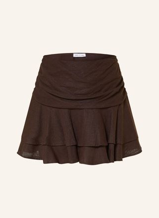 Mrs & Hugs Mrs & Hugs Skort Mit Leinen braun