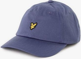 Lyle & Scott Baumwollgestickte Kappe - lila