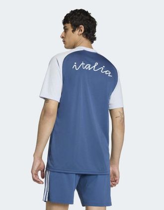 adidas adidas Performance - Italy 26 Pre-Match - Ausw&auml;rtstrikot in Night Marine-Blau