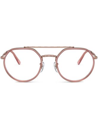 Ray-Ban lunettes de soleil à monture Aviator - Rose