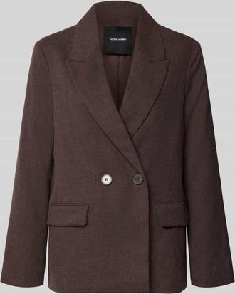 Vero Moda Loose Fit Longline Blazer mit Schulterpolstern