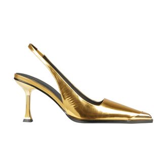 Stine Goya Metallkappe Slingback Abs&auml;tze - - Shoes - Damen - Gelb - 37 EU