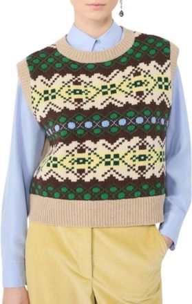 Max Mara Femme, Pulls, Multicolore, Taille: 40 FR Wkdsavana Gilet