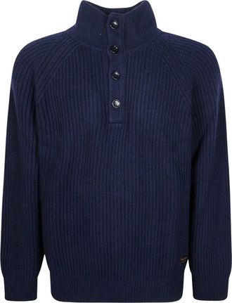 Filson Bristol Cardigan Pullover - - Knitwear - Herren - Blau - S