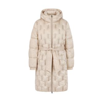 Marc Cain Gesteppter Mantel mit Kapuze - - Jackets - Damen - Beige - L