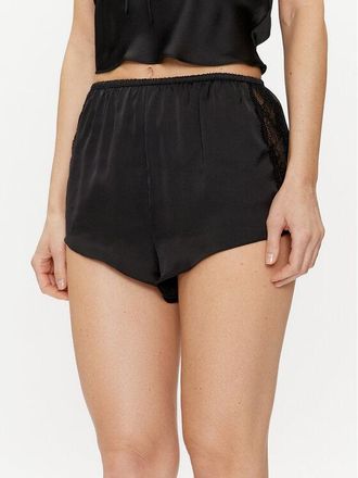 Hunkemöller Pyjamashorts Satin 205068 Schwarz Regular Fit