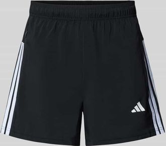 adidas Shorts mit Logo-Print und Rei&szlig;verschlusstaschen