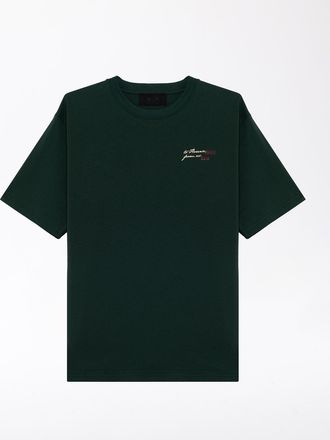 D.A.T.E. t-shirt francobollo green